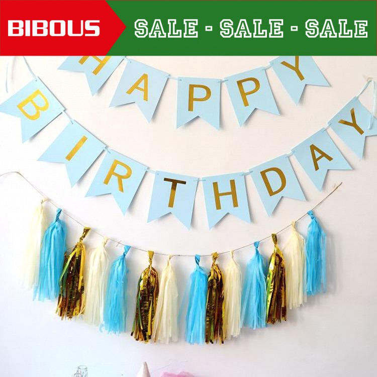Nice Goods - Happy birthday Text Wire, HPBD String birthday Decoration ...