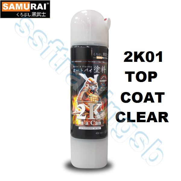 SAMURAI 2K01 TOP COAT CLEAR / SAMURAI SPRAY PAINT / SAMURAI 2K | Shopee ...
