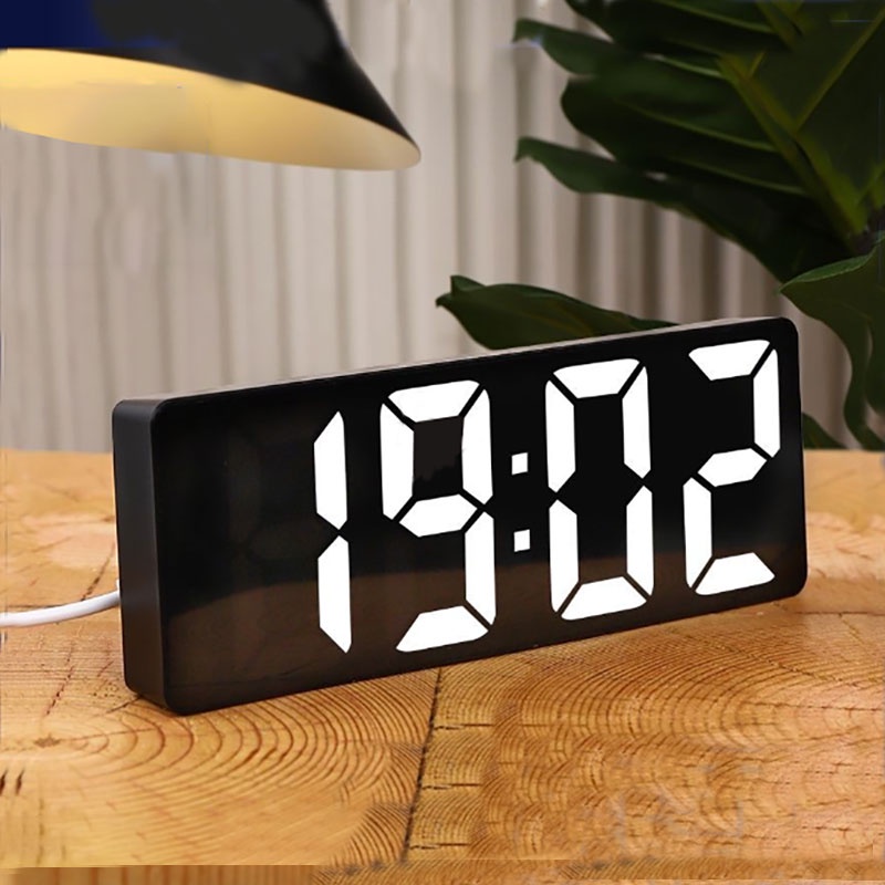 Digital Alarm Clock LED Screen Electronic Clock for Kids Bedroom ...