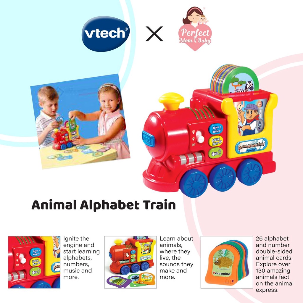 VTECH Animal Alphabet Train for 3-6 years | Shopee Malaysia