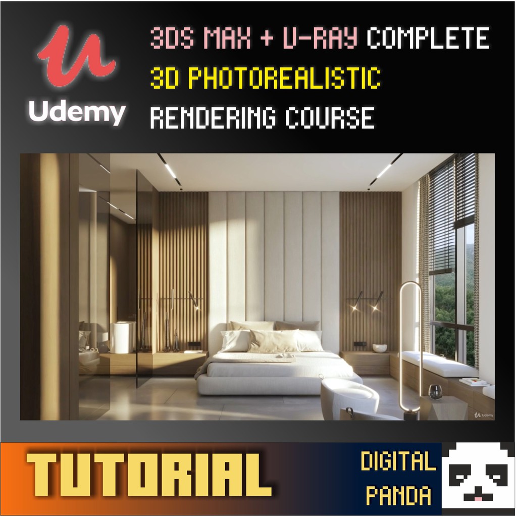 Full Tutorial Udemy 3ds Max V Ray Complete 3d Photorealistic Rendering Course Shopee 