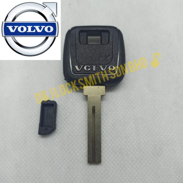 Volvo Transponder Key Shell S60 V40 S60 S80 XC90 NE66/HU56R Blade Immo ...