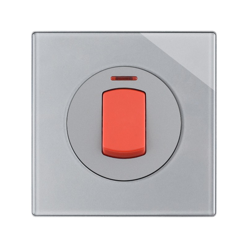 Atlectric Light Switch LED Indicator UK Power Socket Wall Outlet Piano ...