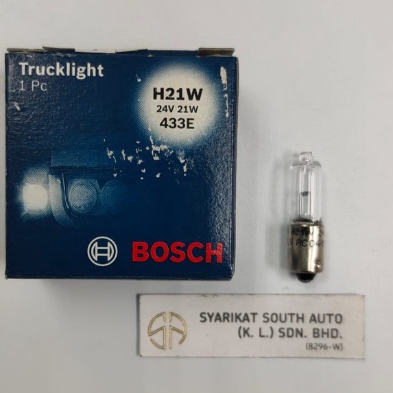 24V H21W 21W BAY9s Signal Bulb Indicator Bosch 1987302533 Tail Reverse Truck Lorry Trailer ...