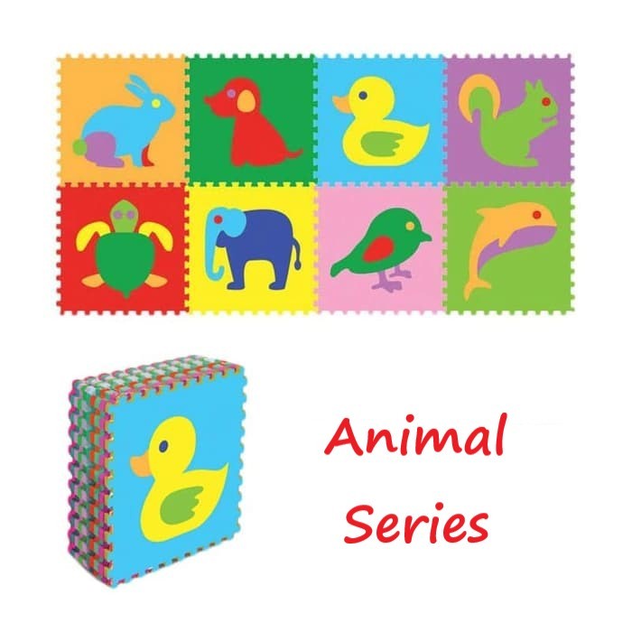 Edumat carpet mat evamat puzzle mat Animals [8 sheets]/ baby playmat ...