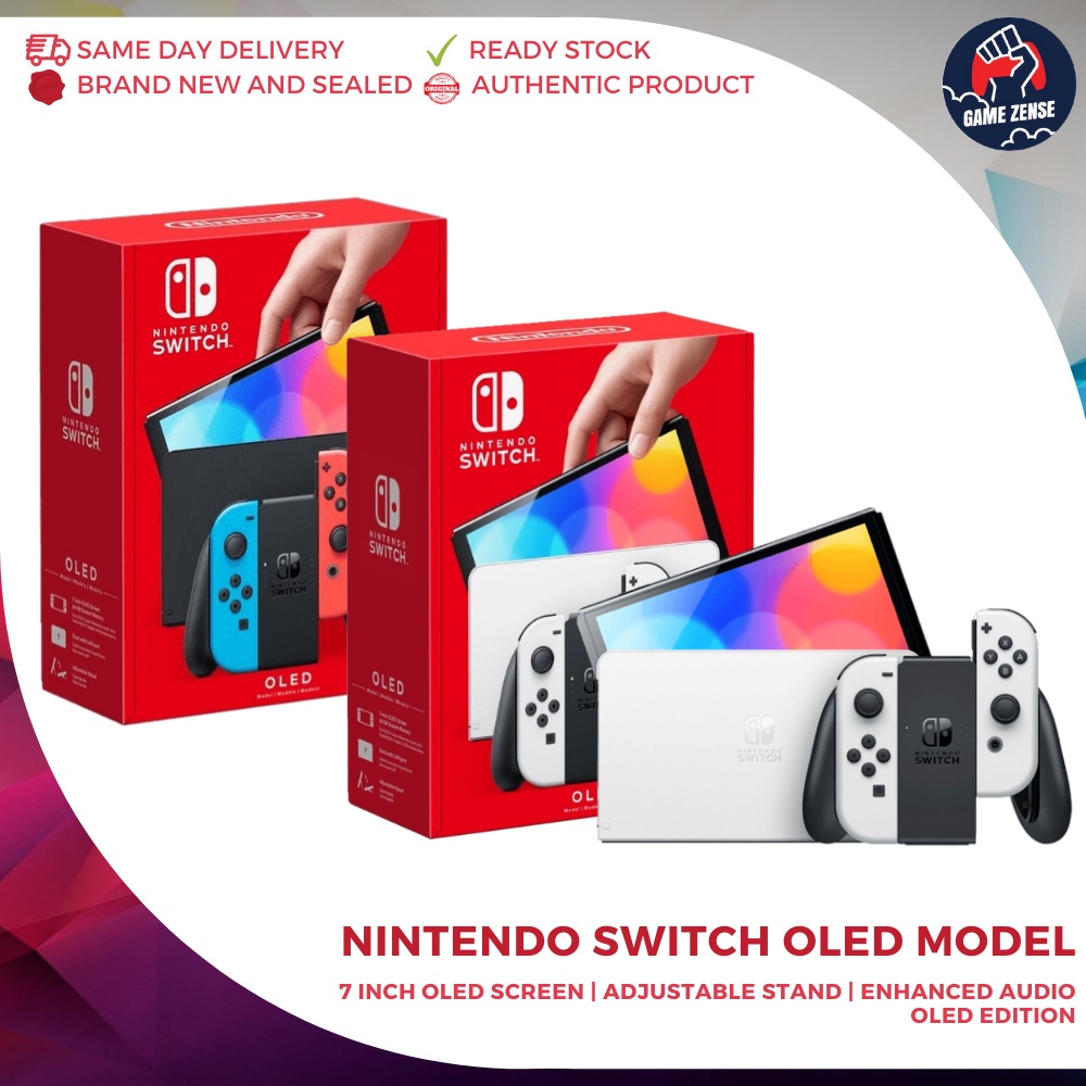 NS OLED Nintendo Switch OLED Model Nintendo Switch V3 Switch OLED White Neon Original 1 Year Maxsoft Warranty