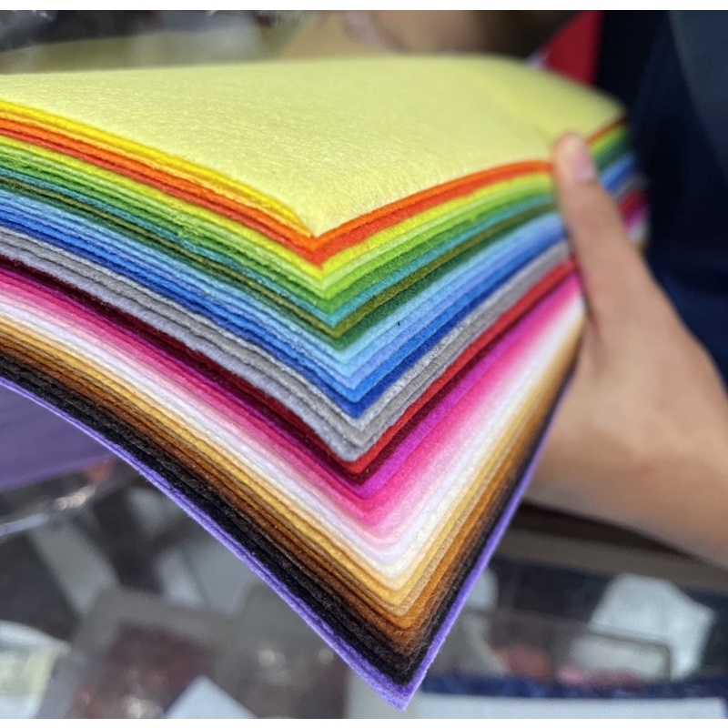 Felt Size 30 * 30 cm 20 Sheets: 40 Sheets Flannel | Shopee Malaysia