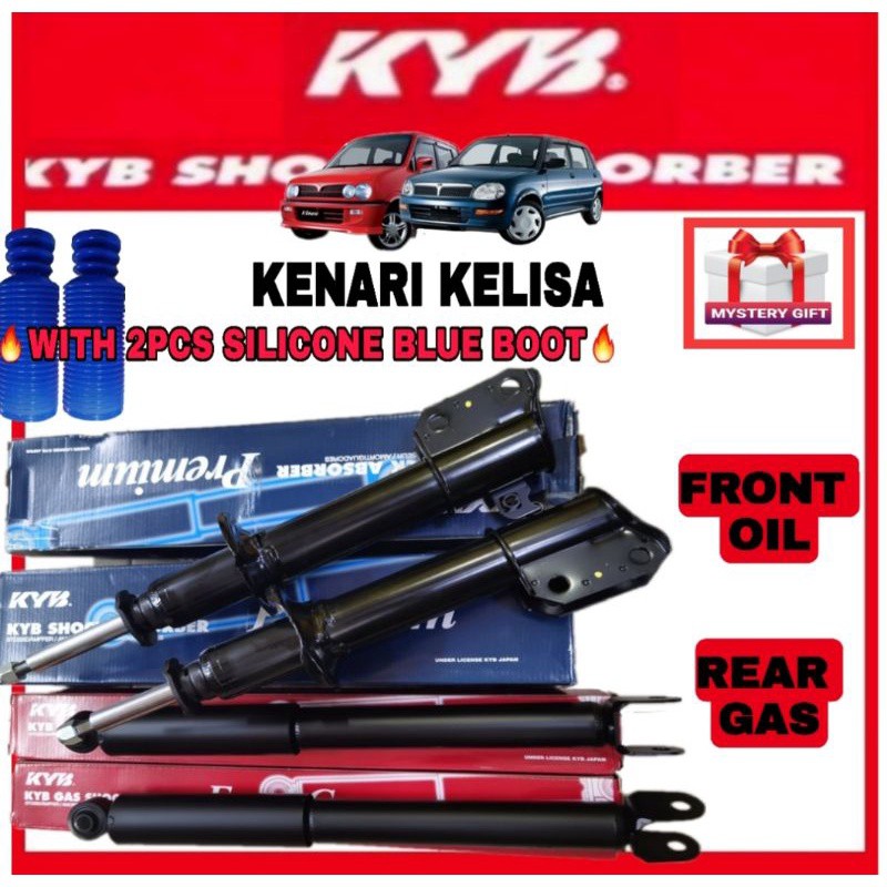 PERODUA KENARI KELISA ABSORBER FRONT AND REAR 1SET=4PCS KYB ORIGINAL ...