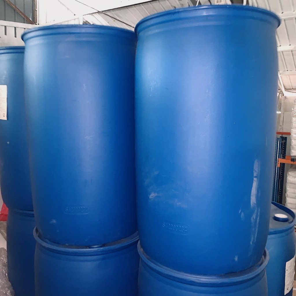 BLUE DRUM / TONG BIRU WITH COVER 270liters (USED) | Shopee Malaysia