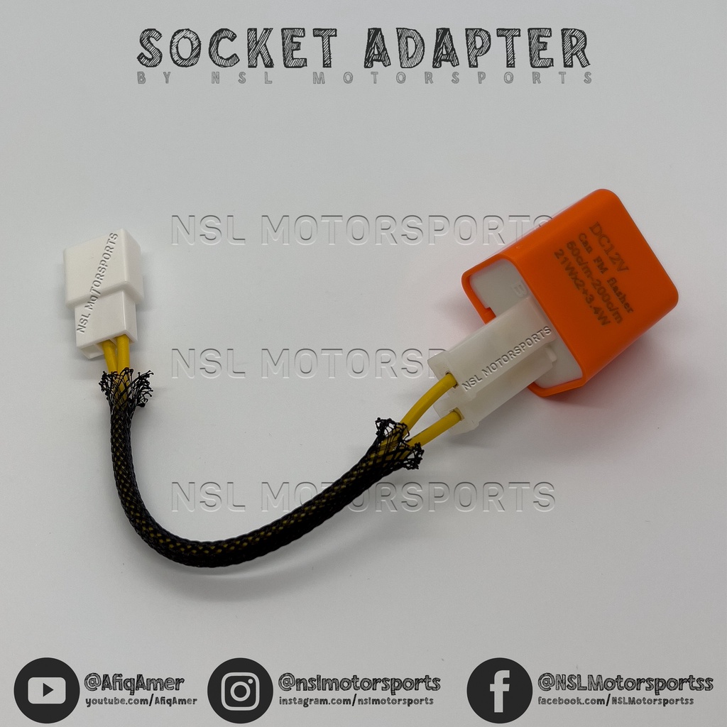 PNP Adjustable Relay Socket Adapter Y15 Y16 Y16ZR R15 R25 RSX150 NVX ...