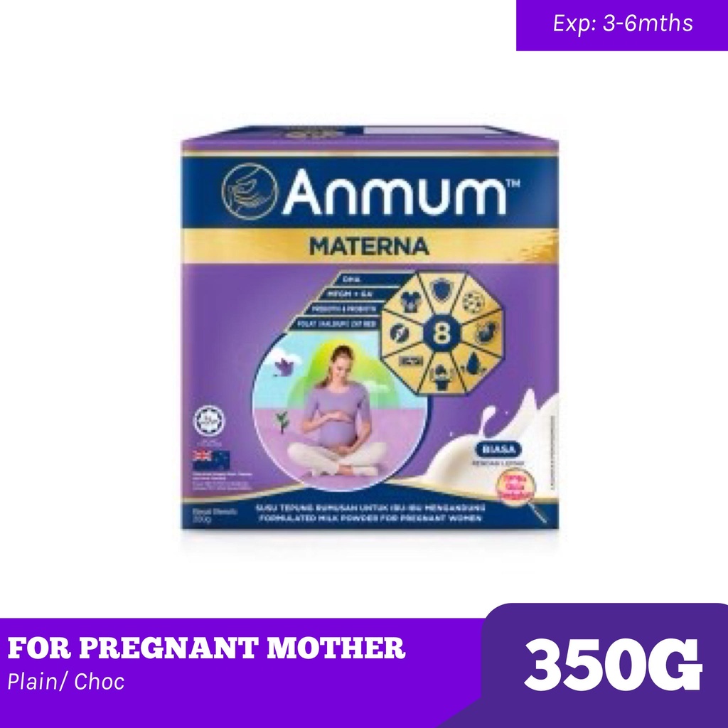 Anmum Materna Pregnant Milk Powder 350g (Plain/Choc) | Shopee Malaysia
