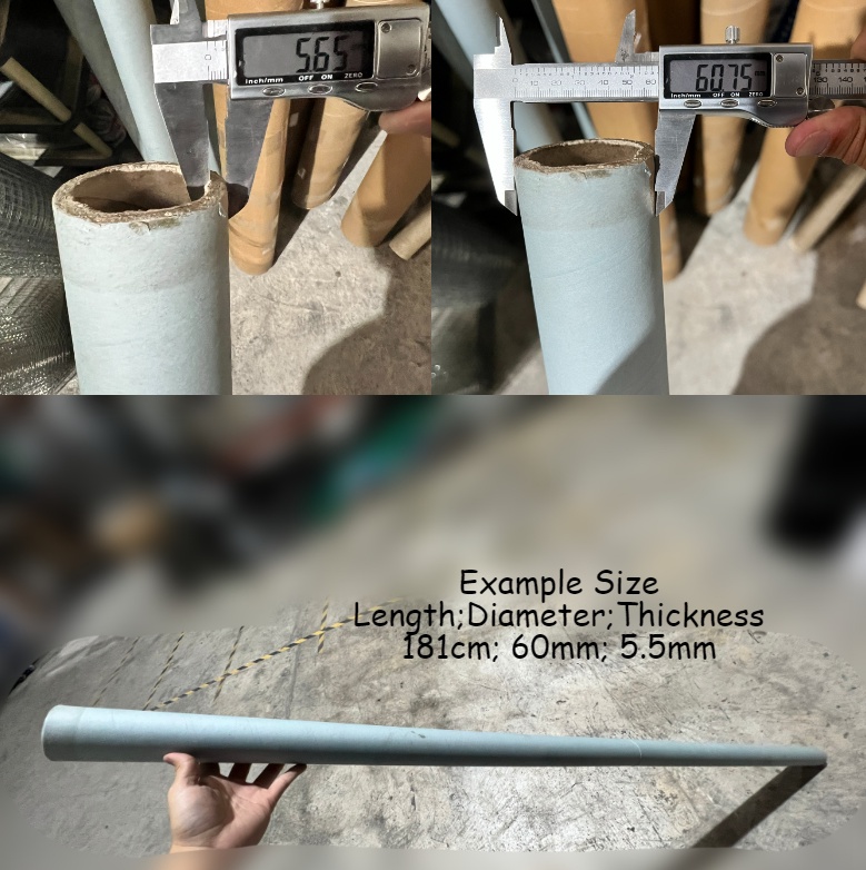 Thick Paper Core Roll 9mm thickness Tube Paper Core Mailing Tube PAPER ...