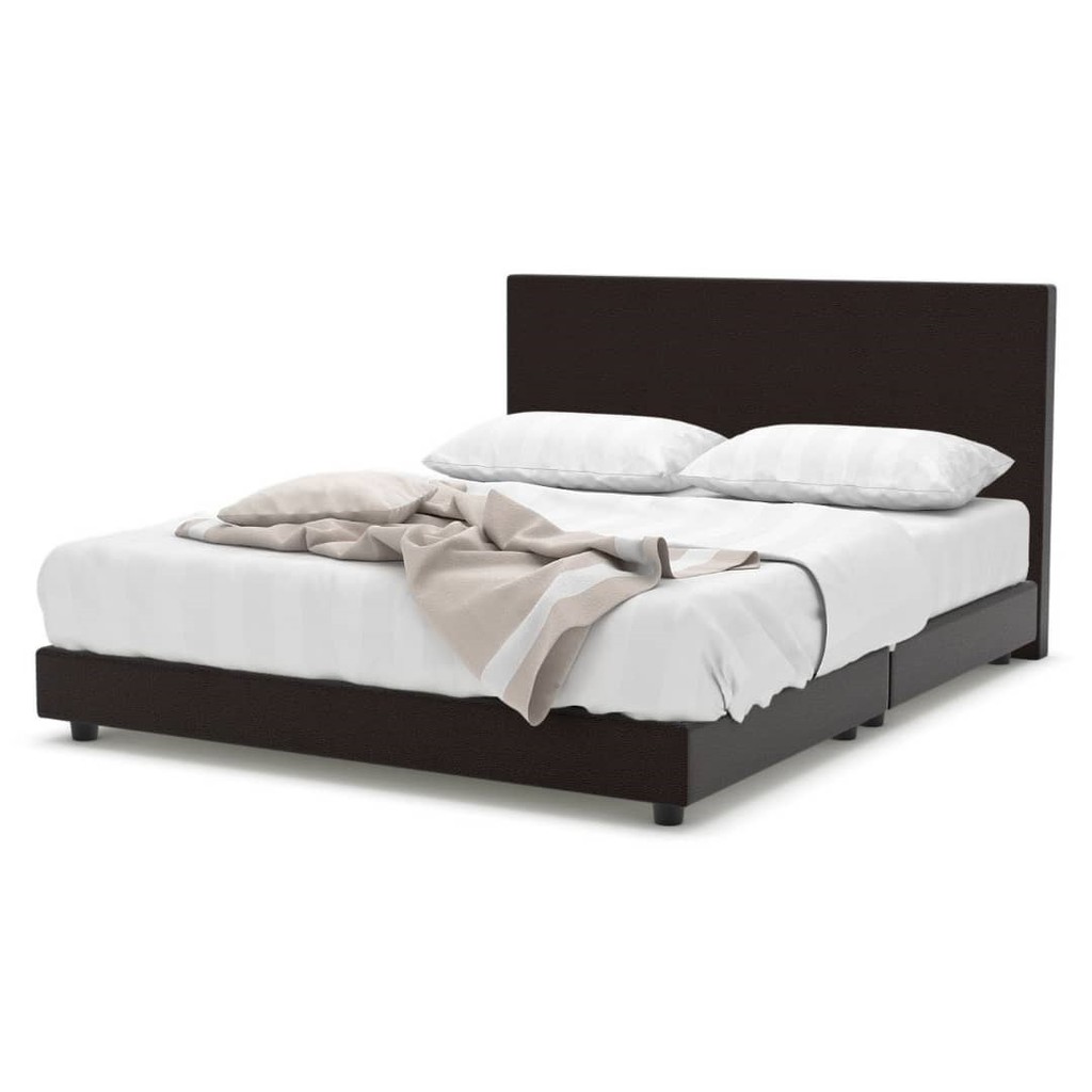 Many Options PVC / Fabric Divan Queen Bed Frame Katil Queen Kulit ...