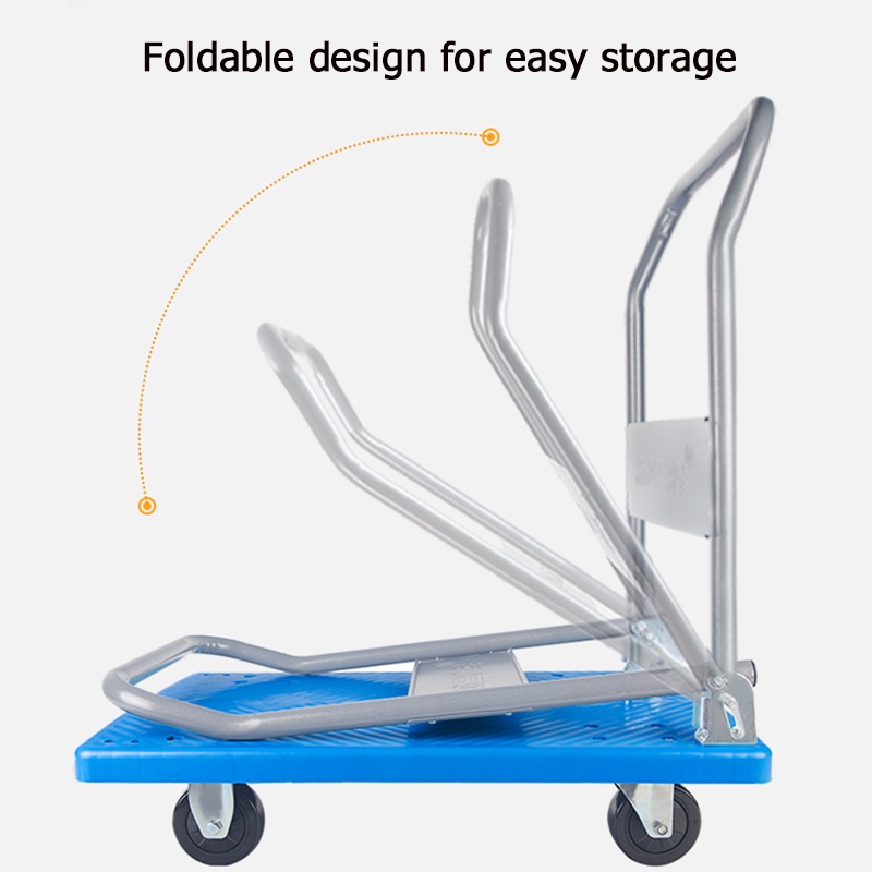 Trolley Heavy Duty Troli Barang Foldable 1000KG Hand Truck 手推車 拉貨 Troli Beroda | Shopee Malaysia