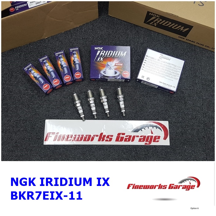 NGK BKR7EIX-11 IRIDIUM IX SPARK PLUG SETS 4 PCS 100% GENUINE ORIGINAL ...