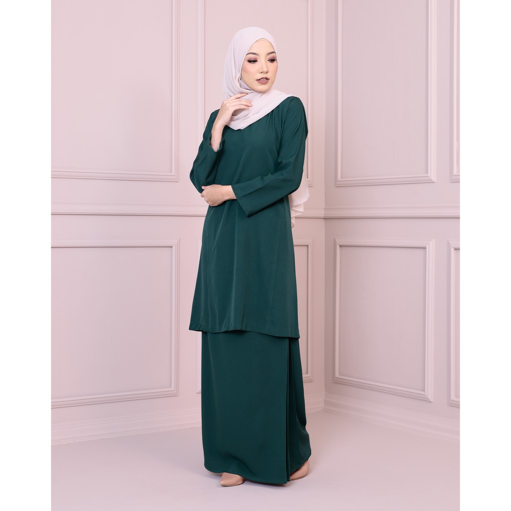 ( CLEAR STOCK RANDOM COLOR) BAJU KURUNG PAHANG PLAIN | Shopee Malaysia