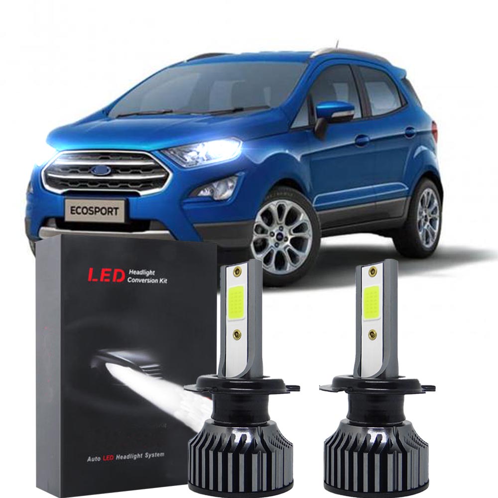 2pc LED White 6000K Bulbs Headlight Kit FOR Ford ECOSPORT year 2012 ...
