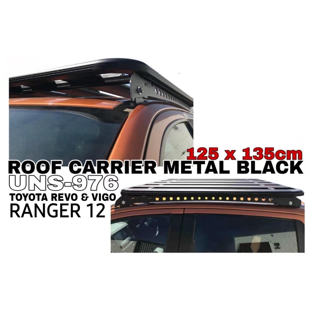 Toyota hilux vigo revo rocco rogue Ford ranger T6 T7 T8 top roof alloy ...