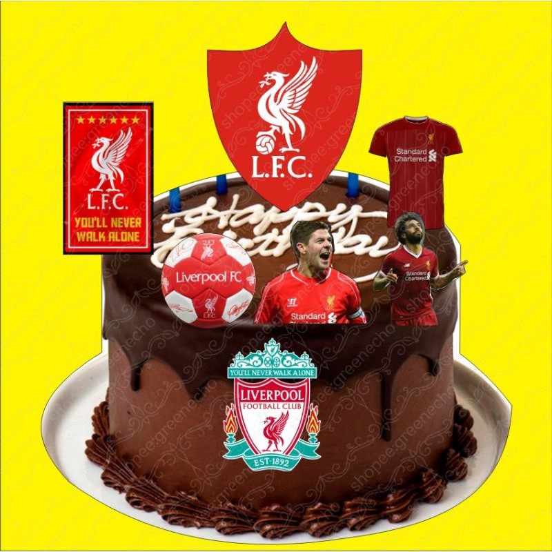 Liverpool FC you never walk alone cake topper | Shopee Malaysia