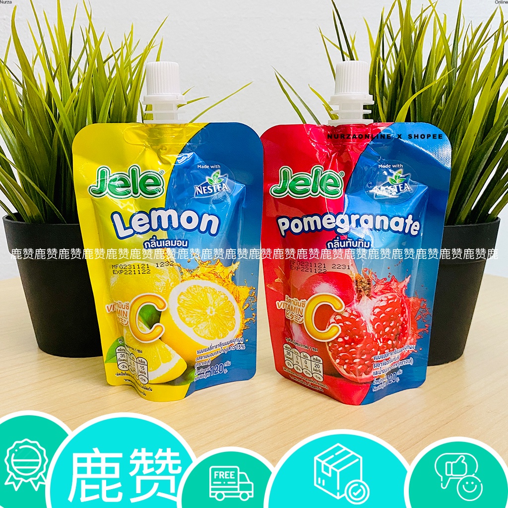 Thailand Jele x Nestea Jelly Carrageenan with Konyakku powder Lemon Tea ...