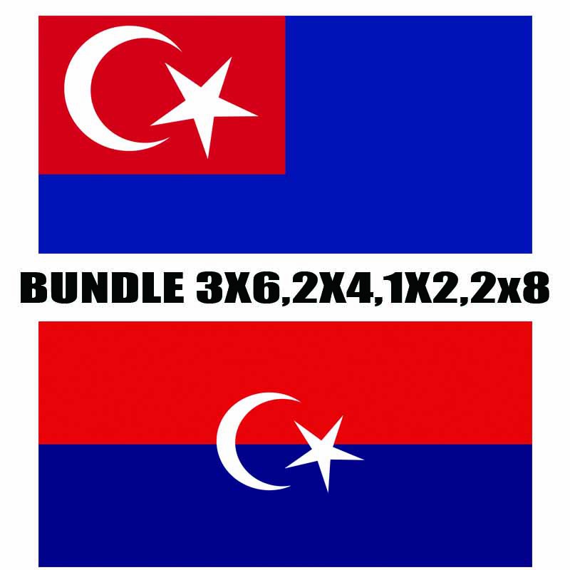 (Cotton) Bendera Daerah Pontian & Johor 2pcs Bundle 3x6,2x4,1x2,2x8 *Ready Stock* | Shopee Malaysia