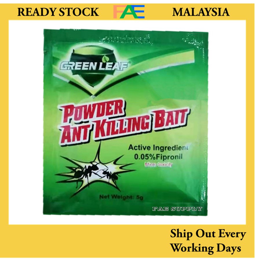 Powder Ant Killing Bait Powder Cockroach Killing Bait 5g (serbuk ubat ...