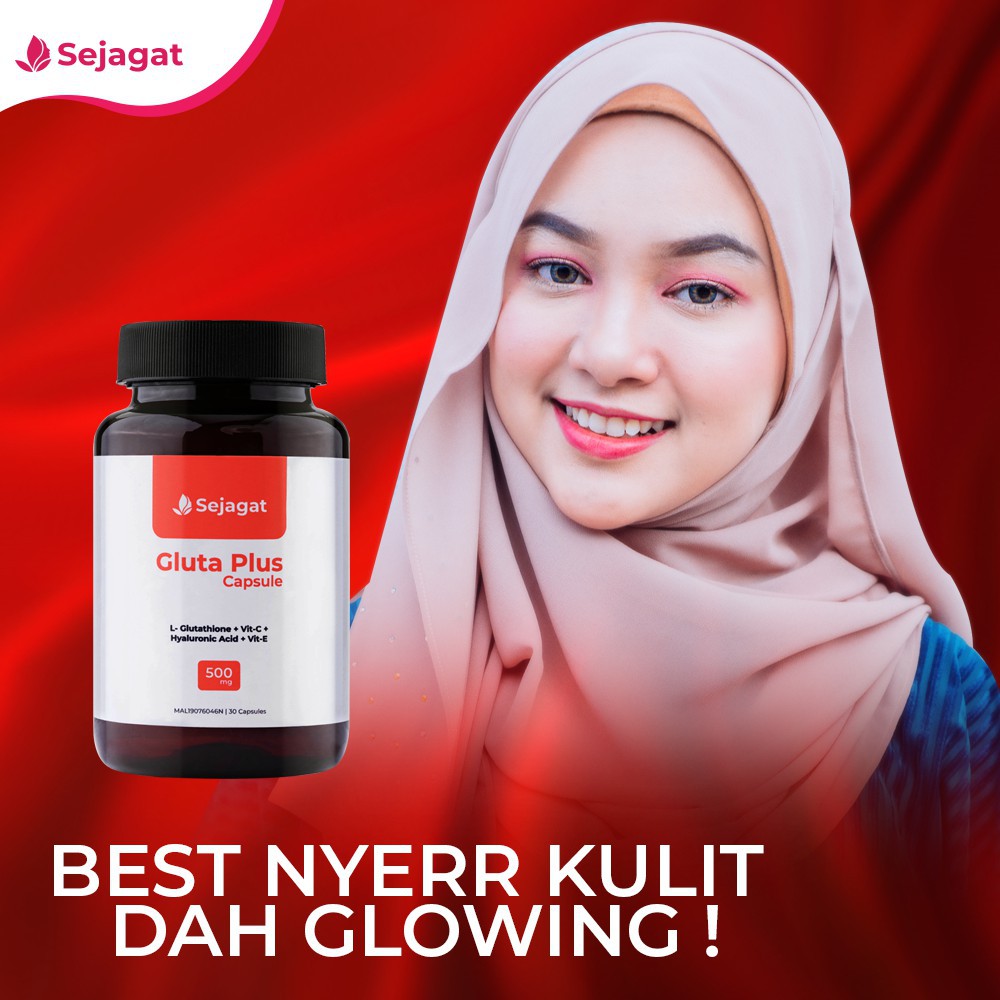 Gluta Plus Glutathione 30 Capsule : Whitening + Pore + White Head ...