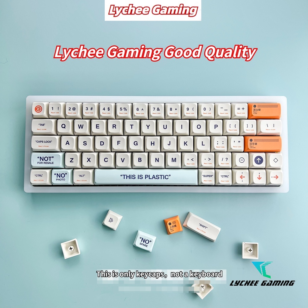 Lychee 61/68/71/84/8/96/100/104 plastic theme 128/144keys keycap ...