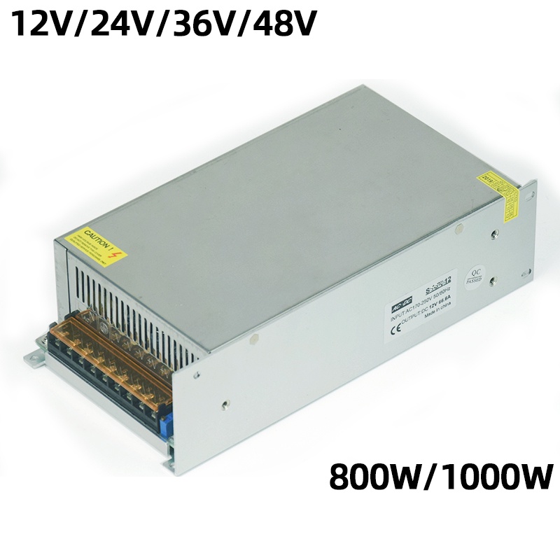 Switching Power Supply 1000W 800W AC 220V TO DC 48V 36V 24V 12V Power ...