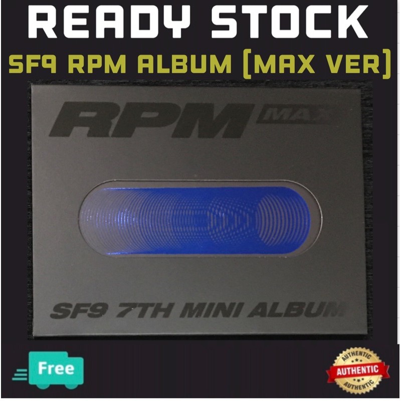 OFFICIAL SF9 RPM ALBUM: MAX VERSION (NO PC) | Shopee Malaysia