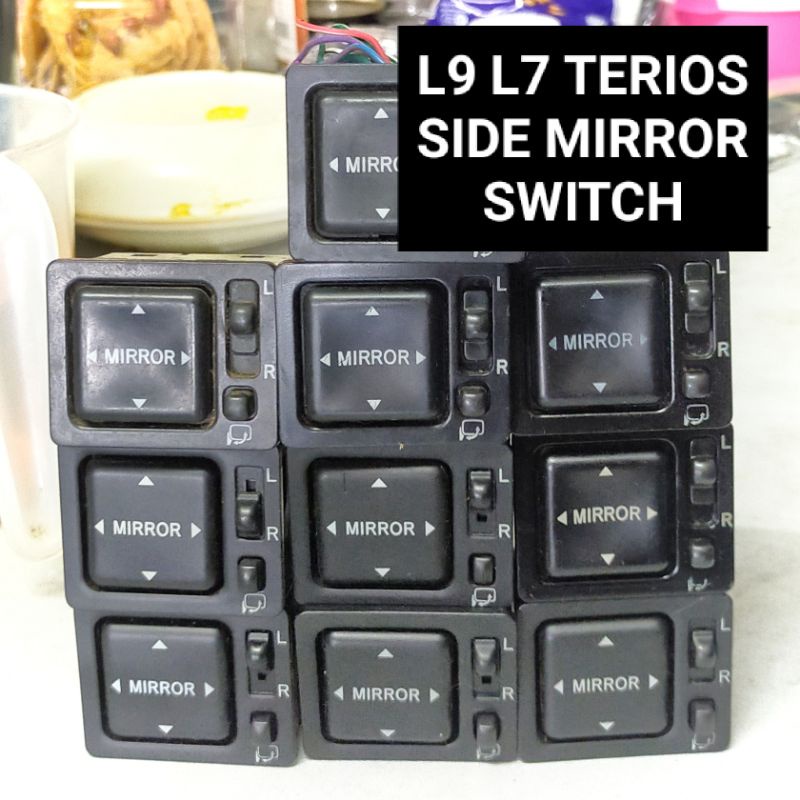 TERIOS AUTOFLIP SIDE MIRROR SWITCH ORIGINAL JAPAN | Shopee Malaysia
