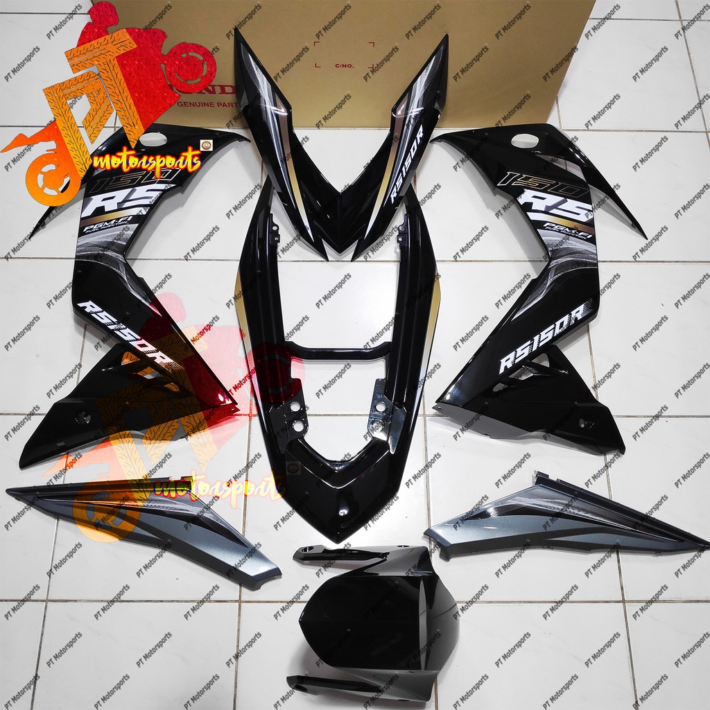 Honda Rs150 V1 V2 Cover set Special Edition Black Nescafe Original 11 ...
