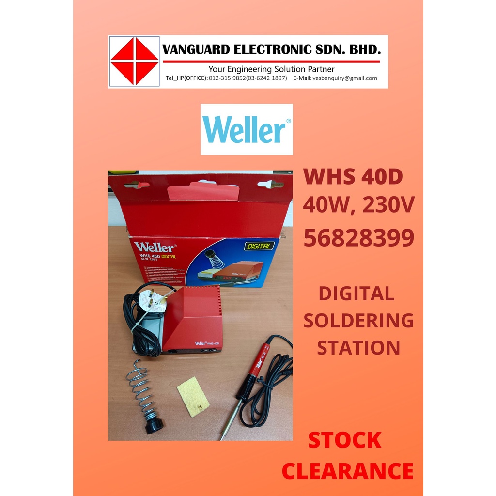 Weller WHS40D Digital Soldering Station | Shopee Malaysia