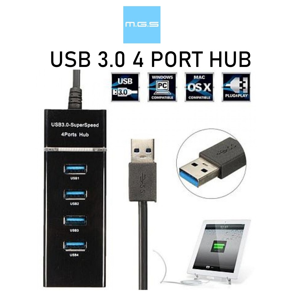 HB001 - HB006 HB011 USB HUB 2.0 / USB 3.0 HUB 4 Ports Super Speed High Quality Computer ...