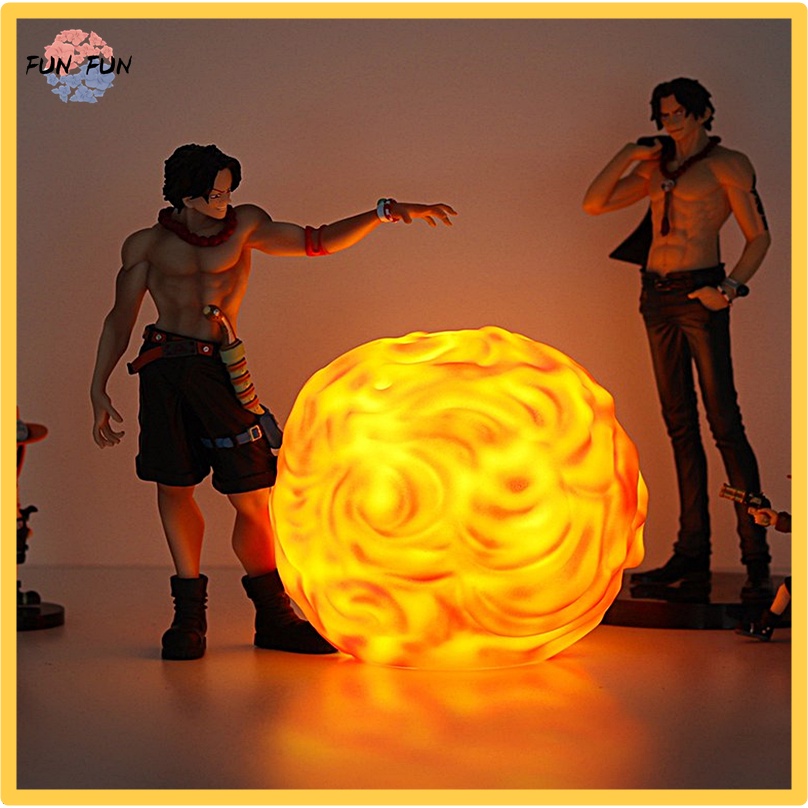One Piece Rechargeable Wireless Ace Figure LED Light/ Mood Light/Indoor ...