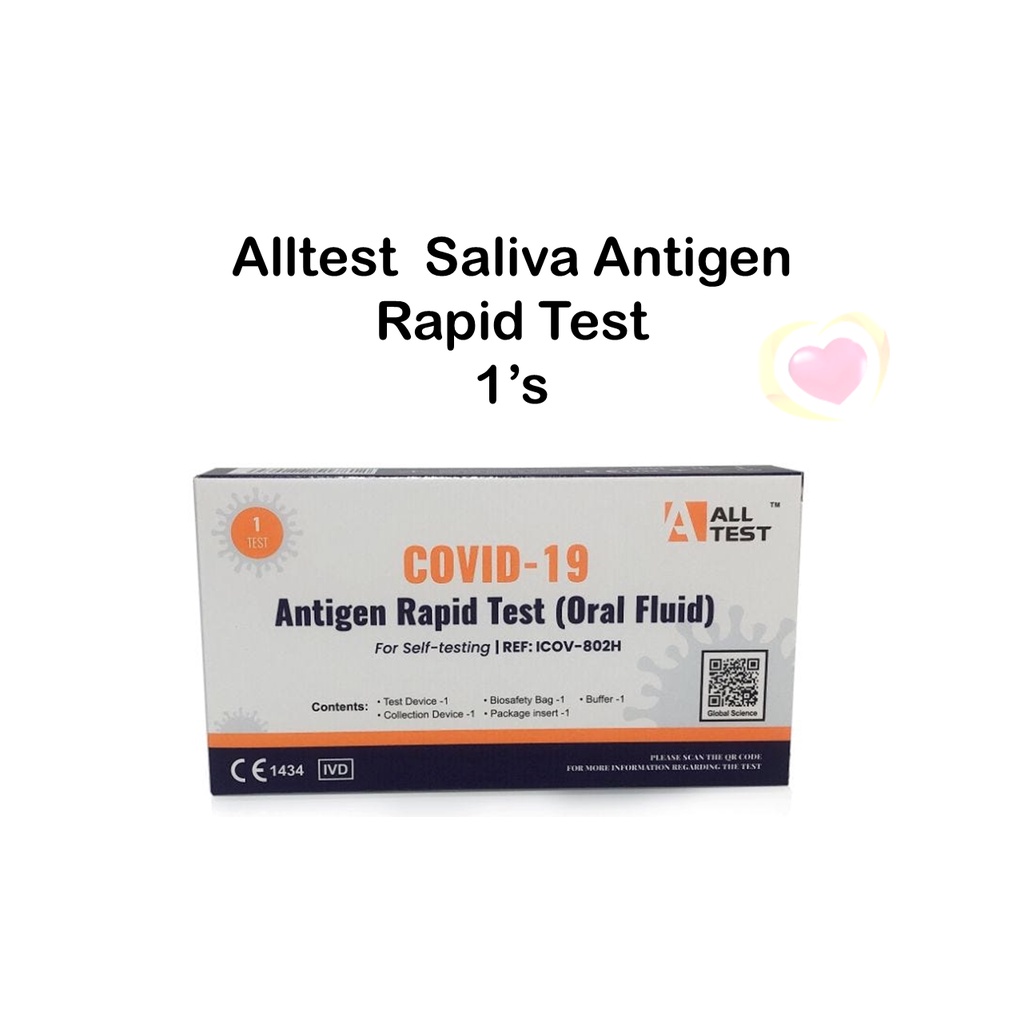 Alltest Covid-19 Home Self Test Kit 1'S/box (EXP:10/2025) | Shopee Malaysia