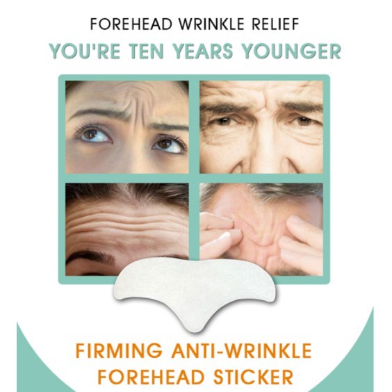 Forehead Pad Lifting Patch Facial Wrinkle Remover Strips Line Wrinkle ...