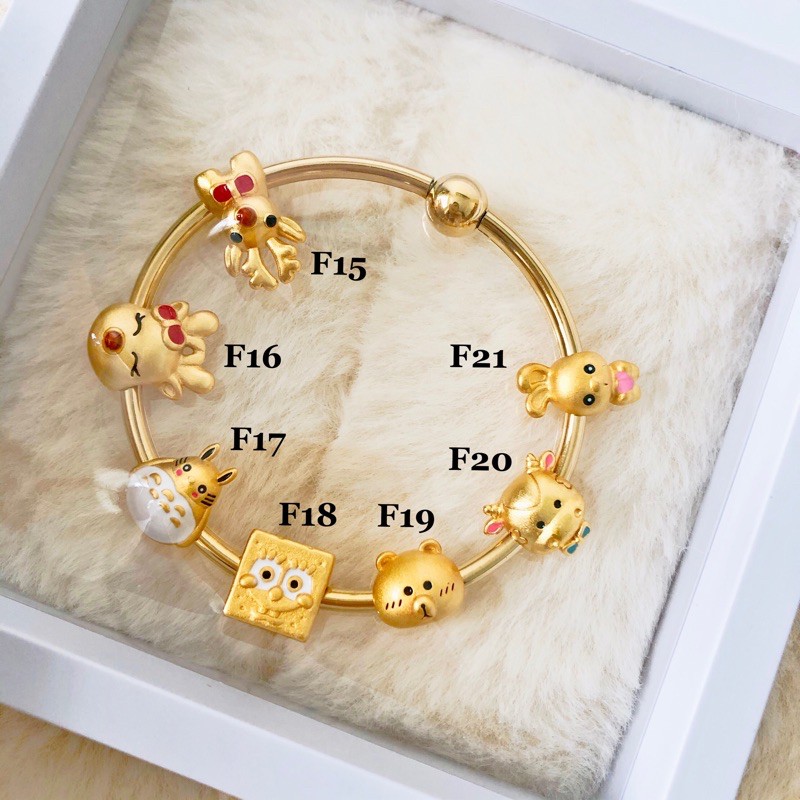 Sand Gold SpongeBob Bear Rabbit Totoro Elk Charm | Shopee Malaysia
