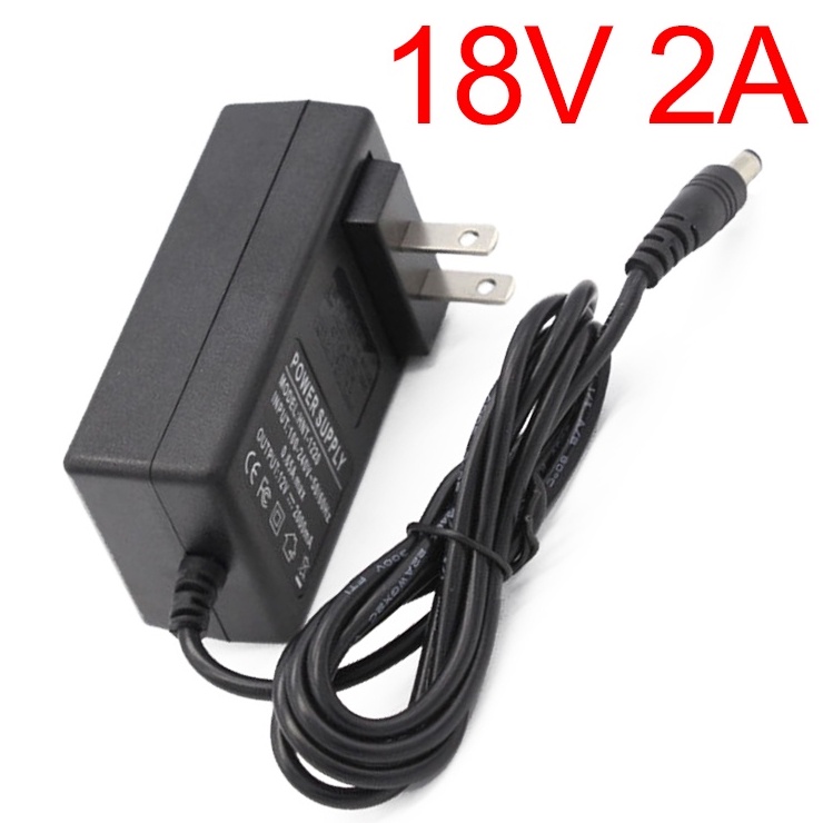 Lincoiah DC 18V 2A AC 100V-240V Converter Adapter DC 18 V 2000mA 18V2A ...