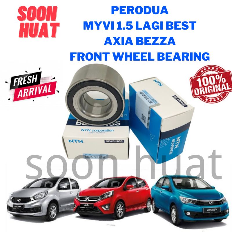 ORIGINAL NTN JAPAN Front Wheel Bearing Perodua Myvi Lagi Best & ICON ...