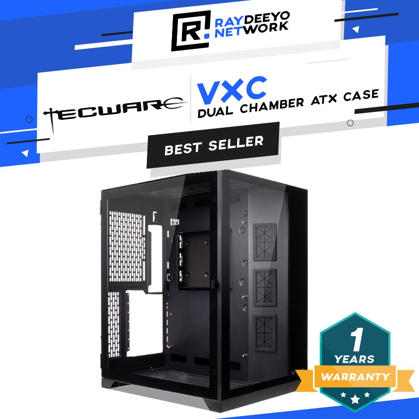TECWARE VXC TG ATX Tempered Glass Case [Dual Chamber Layout] | Shopee ...