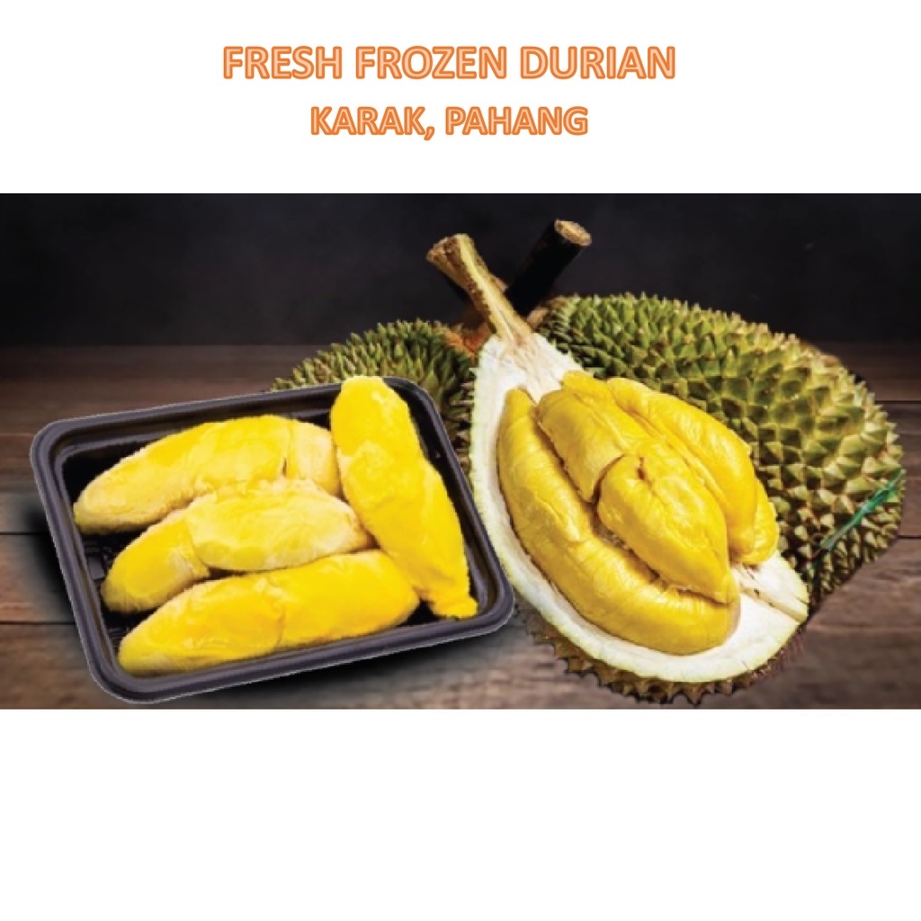 Fresh Frozen Durian Pulps from Karak, Pahang (400g +/-) / Segar Durian ...