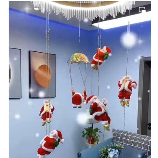 [MULTIPLE Models - TYPE 1] Santa Claus toys climbing ropes, somersaults ...