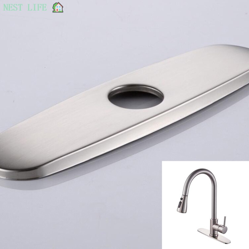 Faucet Base Plate Hole Cover Deck Plate Sink Accessories For Vessel ...