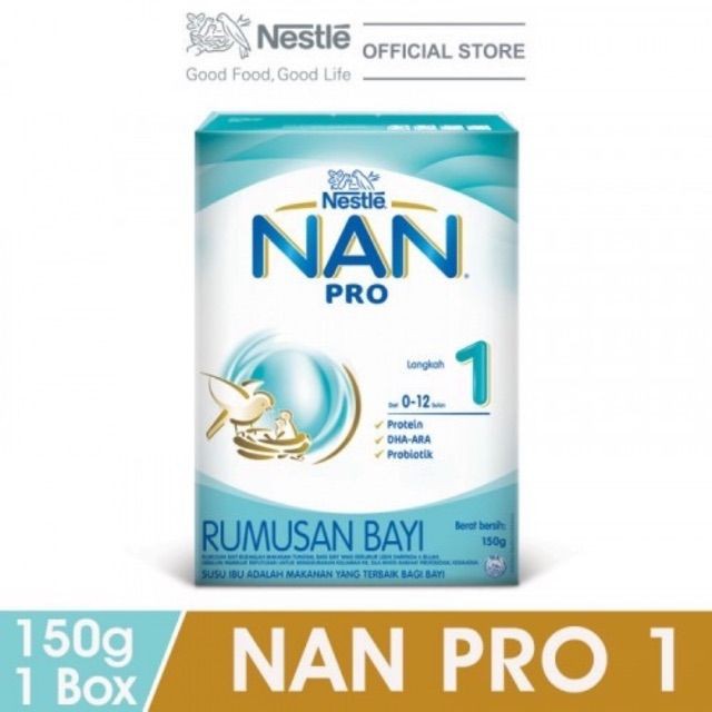 Nestle NAN PRO step 1 150G (Exp : 08/2021) | Shopee Malaysia