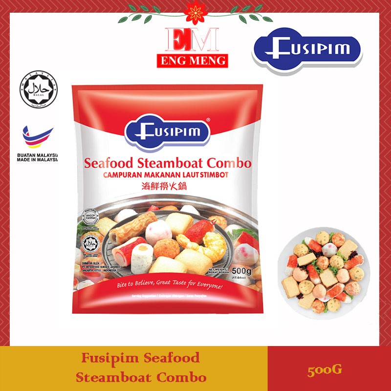 Fusipim Seafood Steamboat Combo 6-In-1 500G Fusipim 海鲜捞火锅 500G Fusipim ...