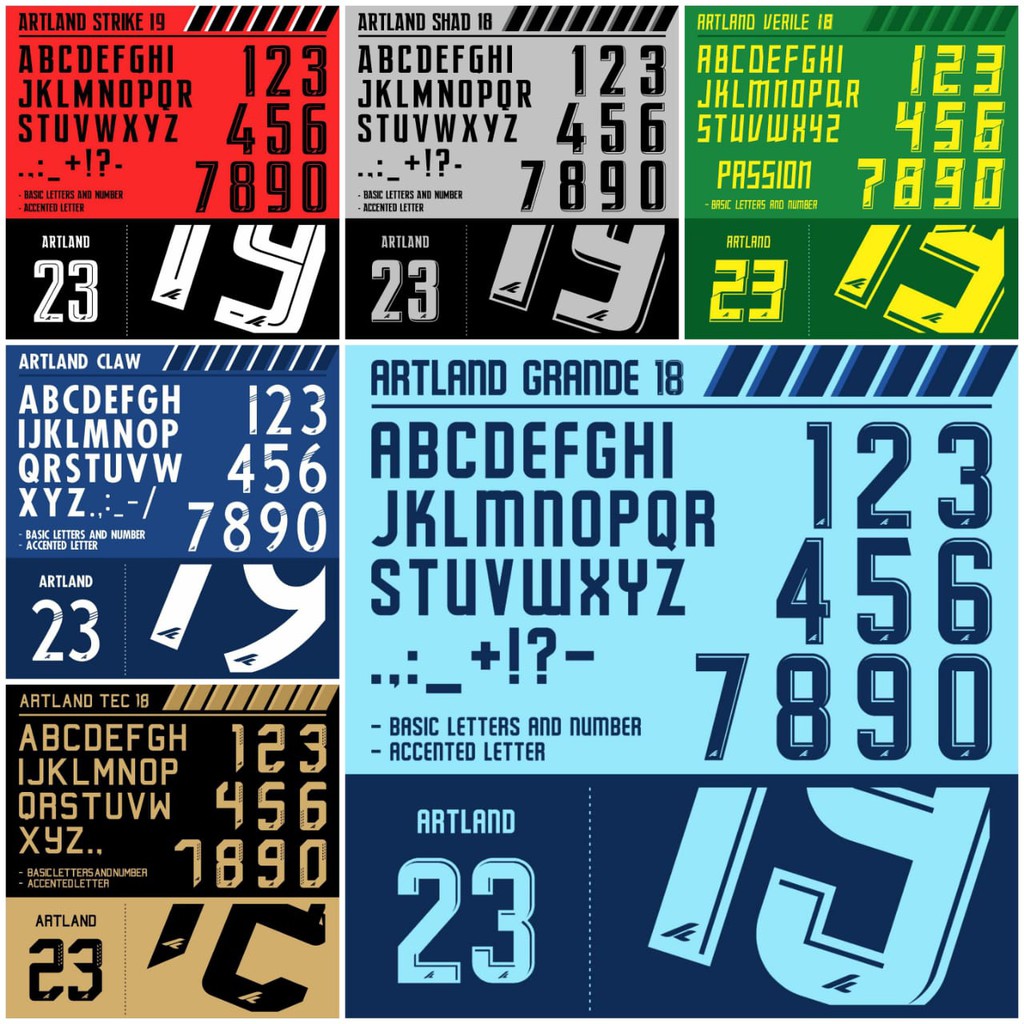 Name SET (NAME and Back Number) | Shopee Malaysia