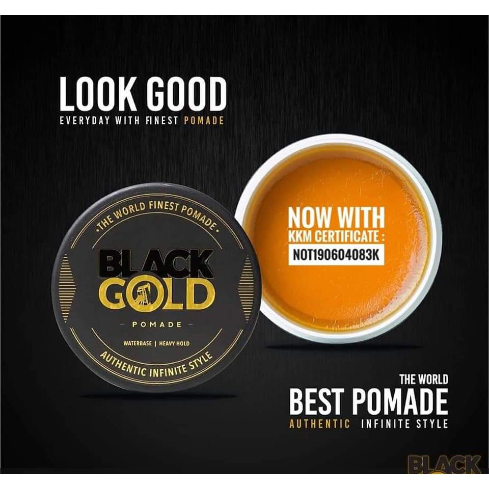 🔥FREE FLIP COMB !🔥📢💥 BLACKGOLD POMADE 💥 📢 SHOCKING SALE 🔥 | Shopee Malaysia