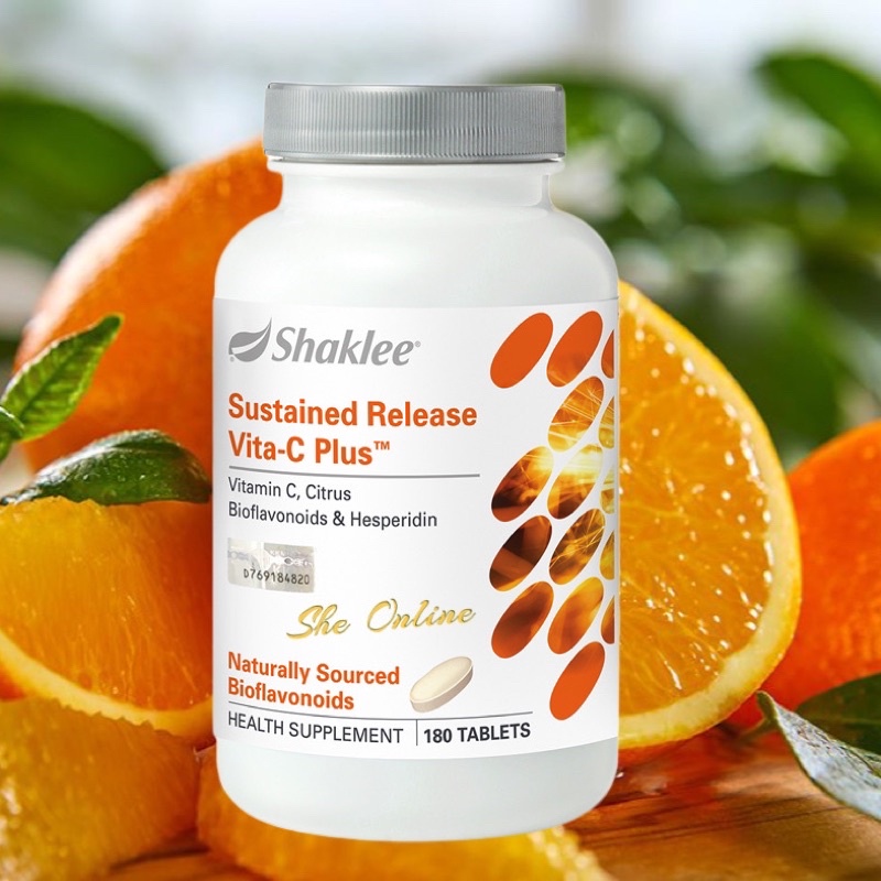 Shaklee Vita C Plus Sustained Release Vitamin C 🍊💯% Original 180tablets ...