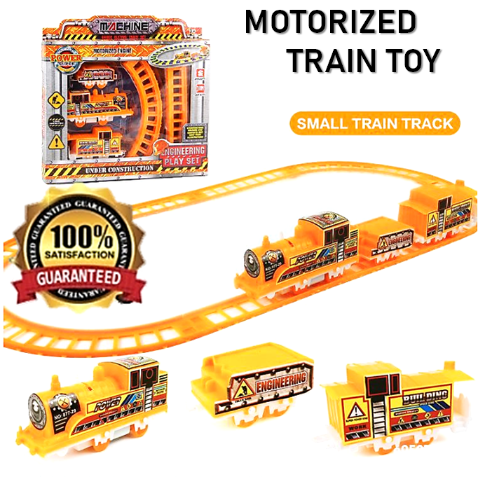 Electric Locomotive Train Track Container Carriage Car Toy Engineering ...